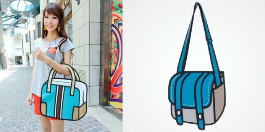 RampantTV - These 2D bags look like they're straight out of a cartoon